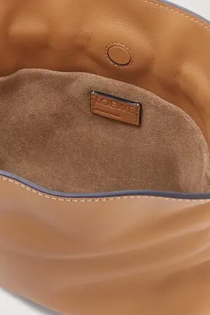 Loewe Flamenco Mini Leather Clutch - Brown