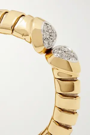 Marina B Trisolina 18-karat Silver And Diamond Ring
