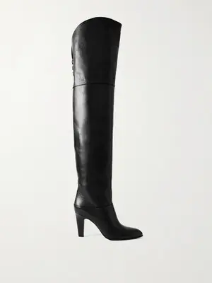 Chloé Eve Leather Over-the-knee Boots - Black