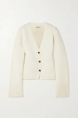 Khaite Scarlet Cashmere Cardigan - Off-white