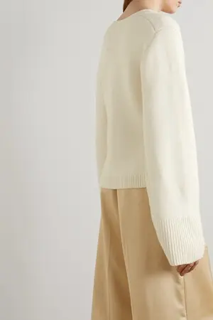 Khaite Scarlet Cashmere Cardigan - Off-white