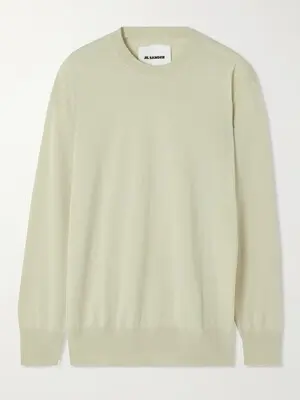 JIL SANDER Wool Sweater - Green