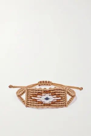 DIANE KORDAS Evil Eye Diamond And Sapphire Bracelet - Brown