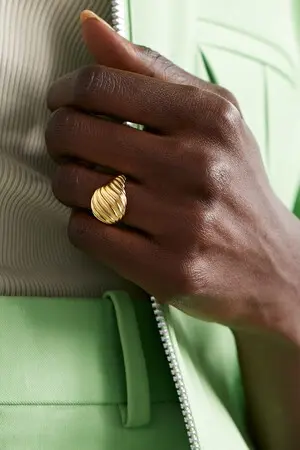 David Yurman 18-karat Cable Signet Ring