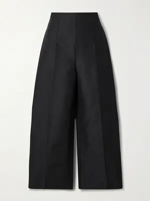 Marni Cropped Wide-leg Cotton Pants