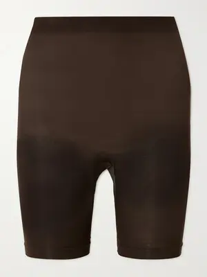 SKIMS Seamless Sculpt Mid Thigh Shorts - Brown