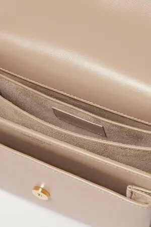 Saint Laurent Sunset Medium Leather Shoulder Bag - Neutrals