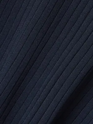 Stella McCartney Ribbed-knit Midi Skirt