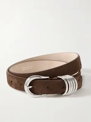 DEHANCHE Hollyhock Suede Belt - Brown