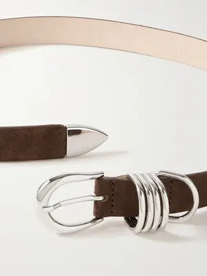 DEHANCHE Hollyhock Suede Belt - Brown