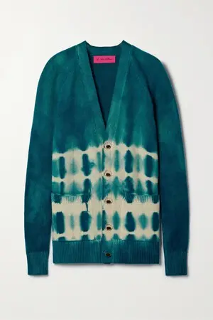 THE ELDER STATESMAN Vision Tie-dyed Cashmere Cardigan