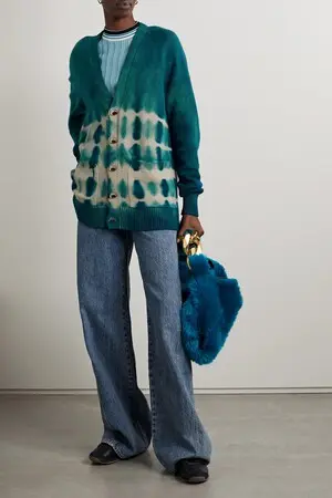 THE ELDER STATESMAN Vision Tie-dyed Cashmere Cardigan