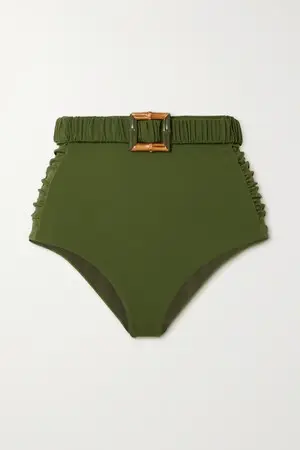 Johanna Ortiz Orinka' Belted Bikini Briefs - Green