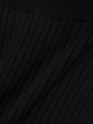 JIL SANDER Ribbed-knit Maxi Skirt