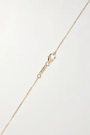 SUZANNE KALAN 18-karat Rose Sapphire And Diamond Necklace