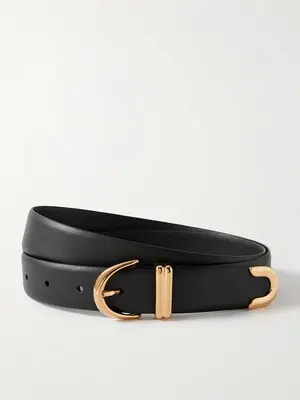 Khaite Bambi Leather Belt - Black