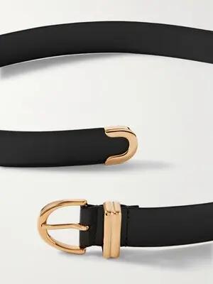 Khaite Bambi Leather Belt - Black