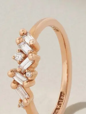 SUZANNE KALAN 18-karat Rose Diamond Ring