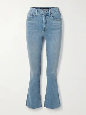 Veronica Beard Carolina Cropped Flare Jeans