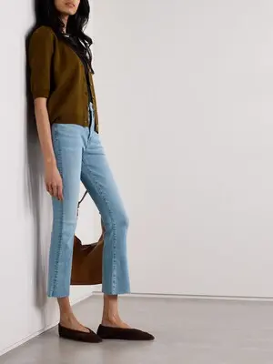 Veronica Beard Carolina Cropped Flare Jeans