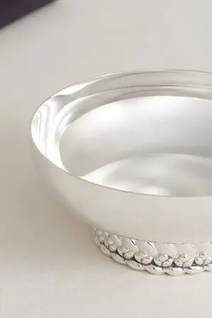Christofle Babylone Large -plated Bowl