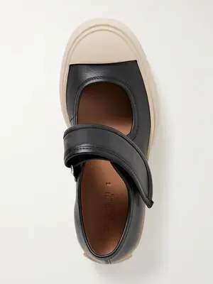 Marni Pablo Leather Mary Jane Platform Sneakers