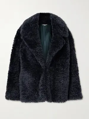 Stella McCartney Faux Shearling Oversized Jacket