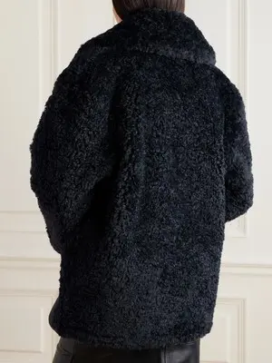 Stella McCartney Faux Shearling Oversized Jacket