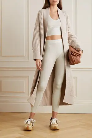 Brunello Cucinelli Cropped Ribbed Jersey Vest