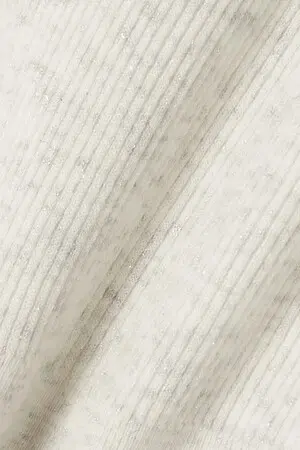 Brunello Cucinelli Cropped Ribbed Jersey Vest