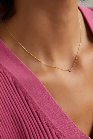 DIANE KORDAS Evil Eye Diamond Necklace