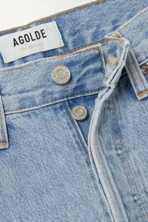 AGOLDE Luna High-rise Tapered Jeans - Blue