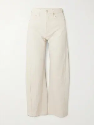 MOTHER The Half Pipe Ankle High-rise Tapered Jeans