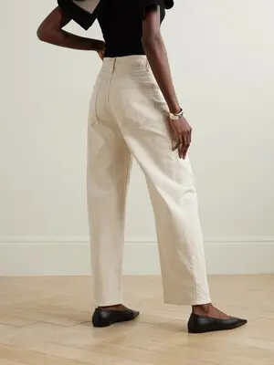 MOTHER The Half Pipe Ankle High-rise Tapered Jeans