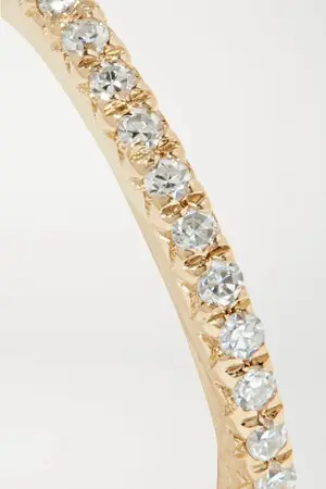 STONE AND STRAND Diamond Ear Cuff