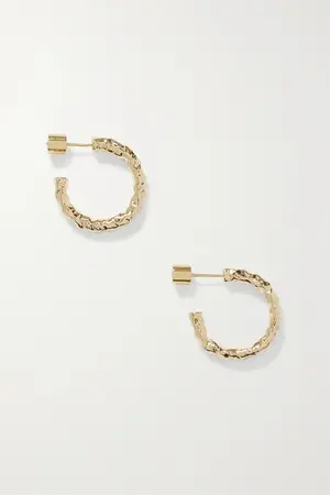 JENNIFER FISHER Hailey -plated Hoop Earrings - Gold