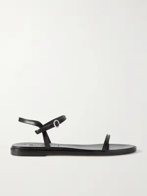 AeydĒ Nettie Leather Sandals - Black