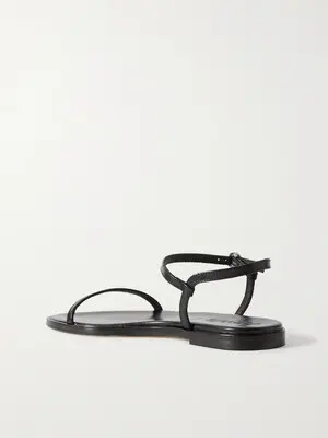 AeydĒ Nettie Leather Sandals - Black