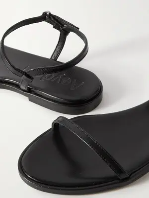 AeydĒ Nettie Leather Sandals - Black