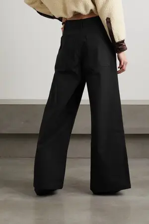 Amiri Cotton-canvas Wide-leg Pants