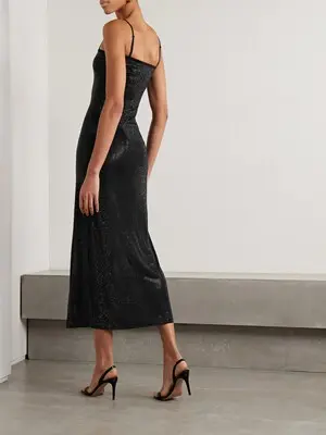 Alexander Wang Crystal-embellished Midi Dress