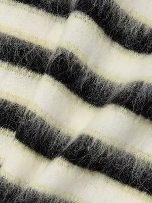Marni Striped Wool And Mohair-blend Sweater