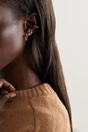 Mateo 14-karat Diamond Dangle Earrings