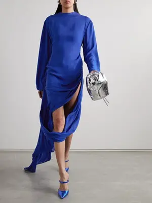 Acne Studios Asymmetric Draped Maxi Dress