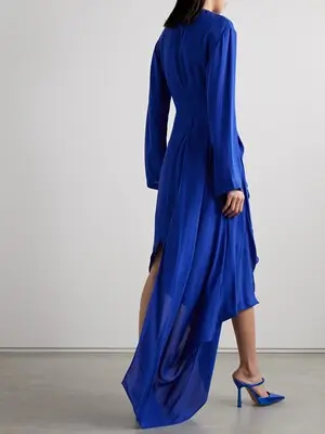 Acne Studios Asymmetric Draped Maxi Dress