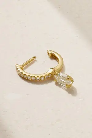 ANITA KO Huggies 18-karat Diamond Single Earring