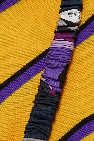 Emilio Pucci Striped Wool Cropped Sweater