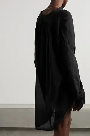 Skin Brea Oversized Cotton-voile Kaftan