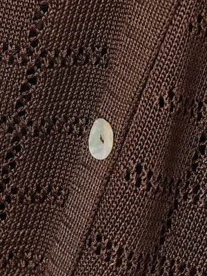 Calle Del Mar Open-knit Shirt