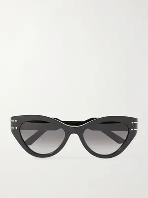 Dior Diorsignature B7i Cat-eye Sunglasses - Black